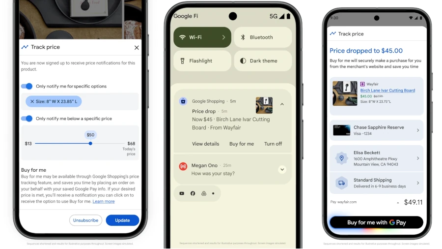 Buy for Me กูเกิลโชว์ฟีเจอร์ Agentic Checkout ใช้ AI กดซื้อของออนไลน์ให้ เมื่อลดราคาตามที่กำหนด ...