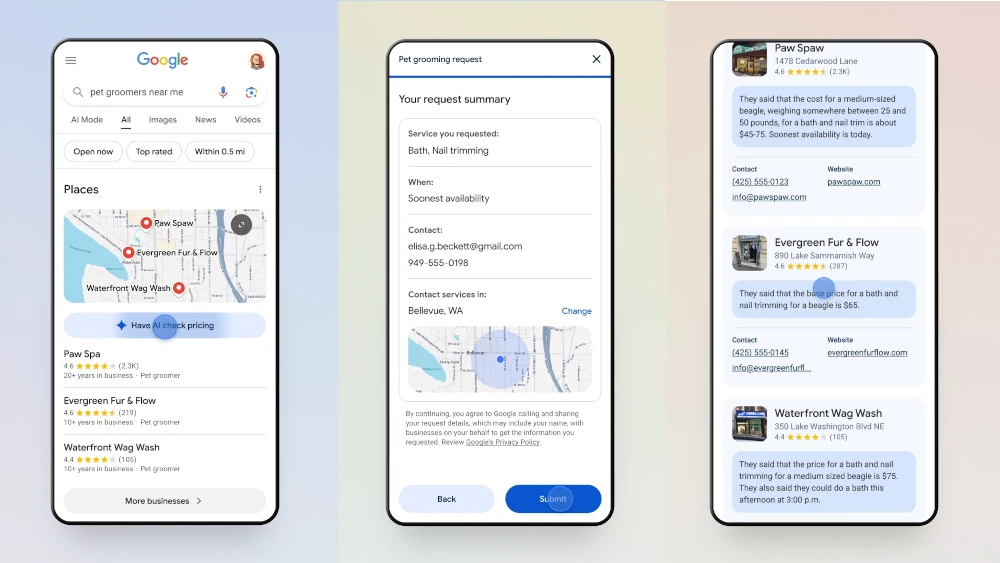 Google Search เพิ่มฟีเจอร์ใช้ Agentic AI โทรสอบถามราคาจากหลายๆ ร้าน แล้วมาสรุปให้เรา | Blognone