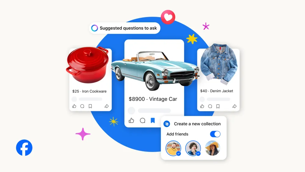 Facebook Marketplace เพิ่มฟีเจอร์ Collections จัดกลุ่มสินค้า, ไลค์-คอมเมนต์สินค้าได้ | Blognone